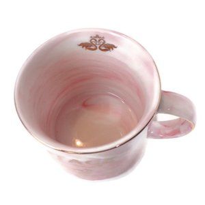Luspan | Dining | Birthday Mug Luster Marble Pink And Gold Hg878 | Poshmark